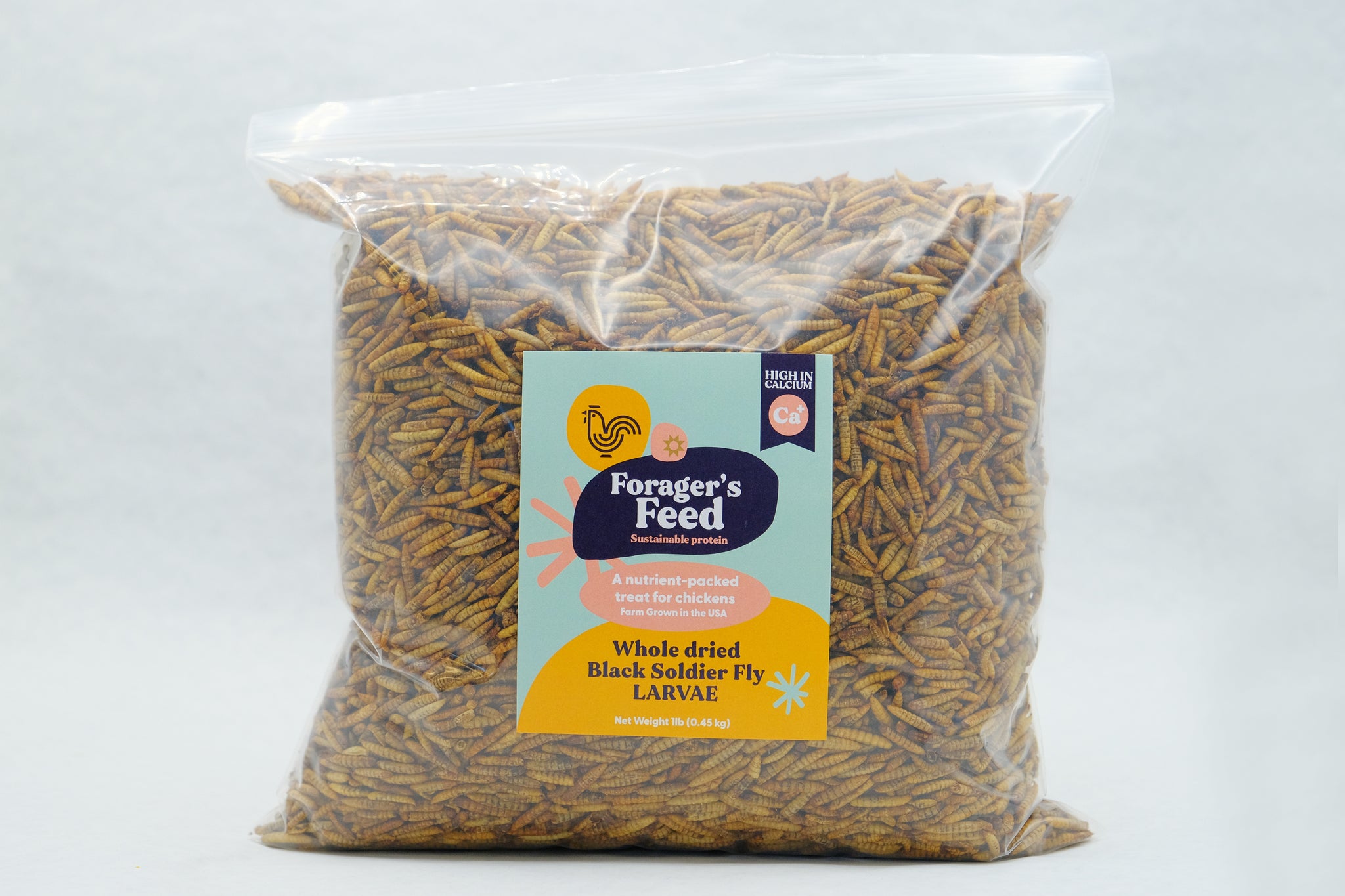 Whole Dried Black Soldier Fly Larvae (BSFL) 2 Lbs - Forager's Feed ...