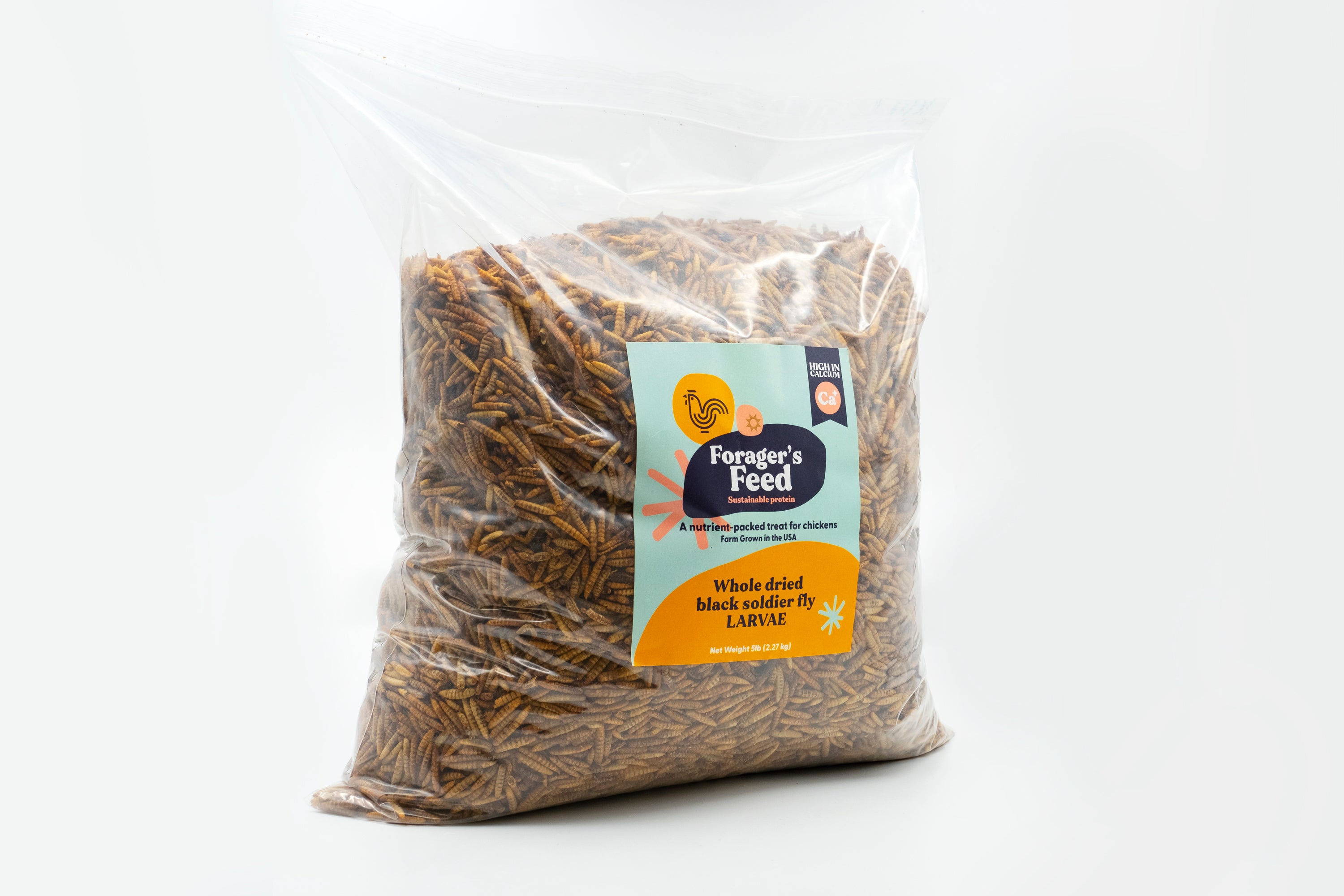 Whole Dried Black Soldier Fly Larvae (BSFL) 5 Lbs – Forager's Feed